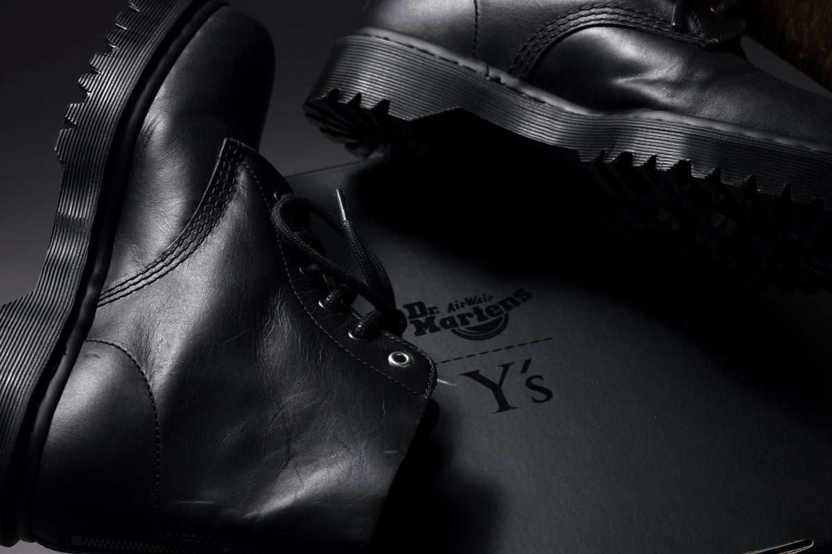 黒を追求した特別な一足 | Y's × Dr.Martens Collaboration '24. – LOOM OSAKA