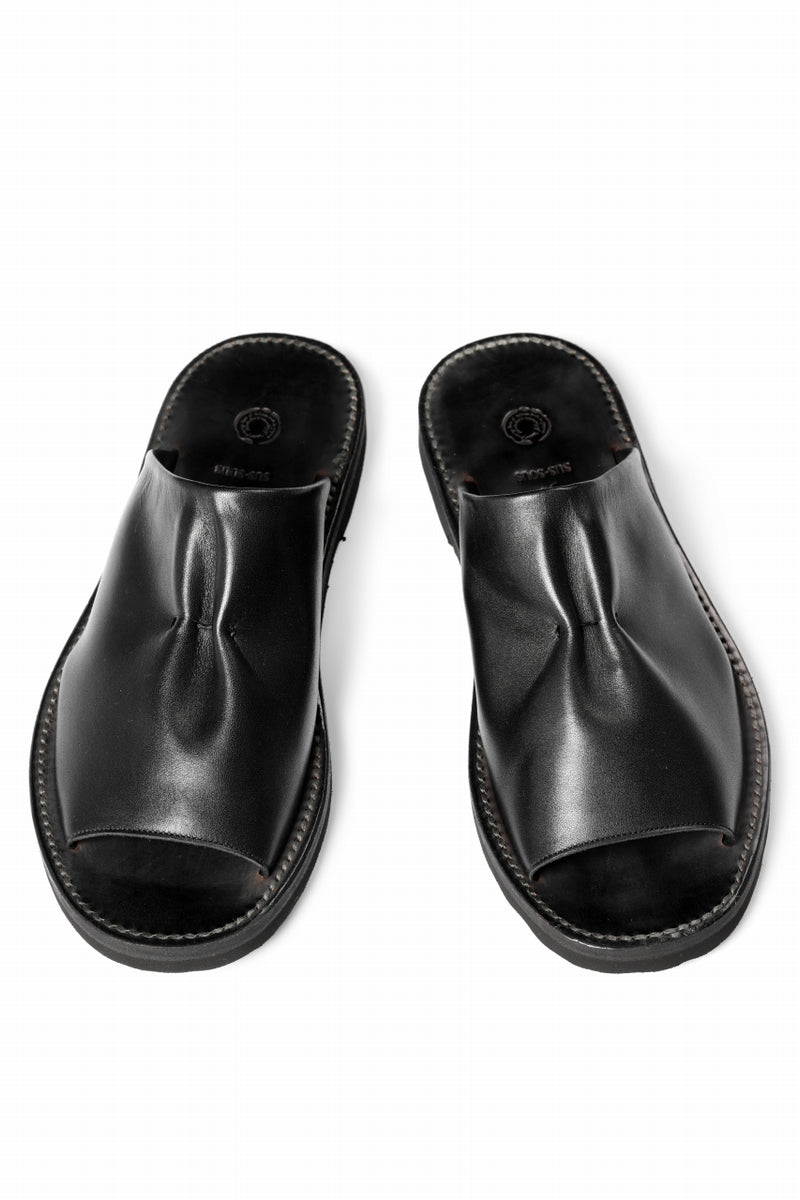 sus-sous basting sandals / Smooth Cow Leather (BLACK) / sus-sousの公式通販 ...