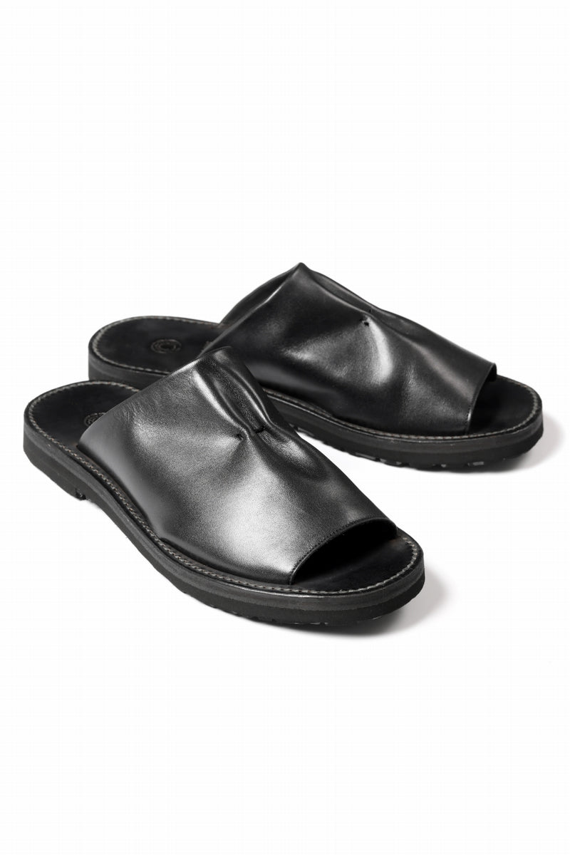 sus-sous basting sandals / Smooth Cow Leather (BLACK) / sus-sousの公式通販 ...