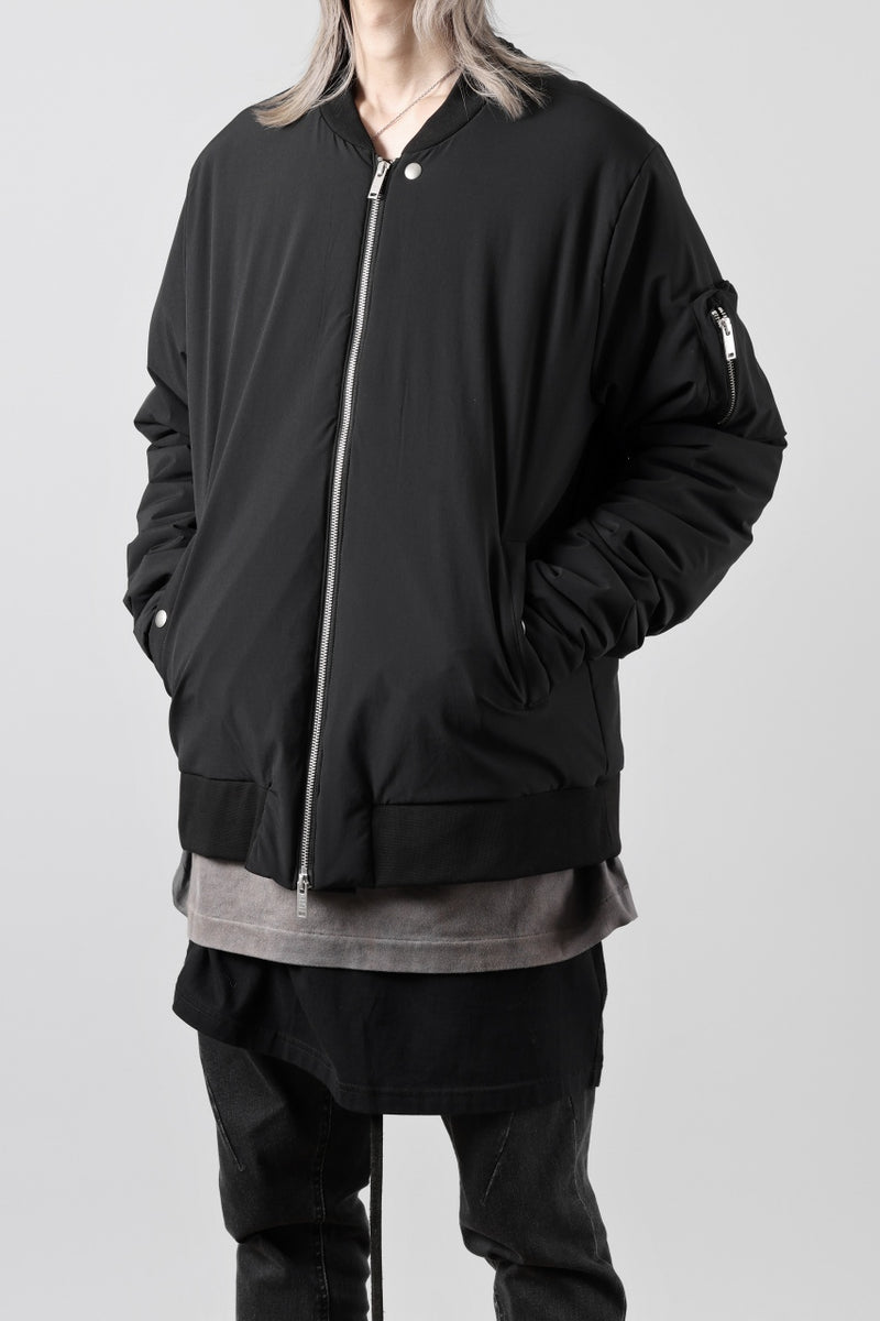 thom/krom MA-1 JACKET / ELASTIC NYLON + WARM PADDED (BLACK)の商品ページ | トム ...