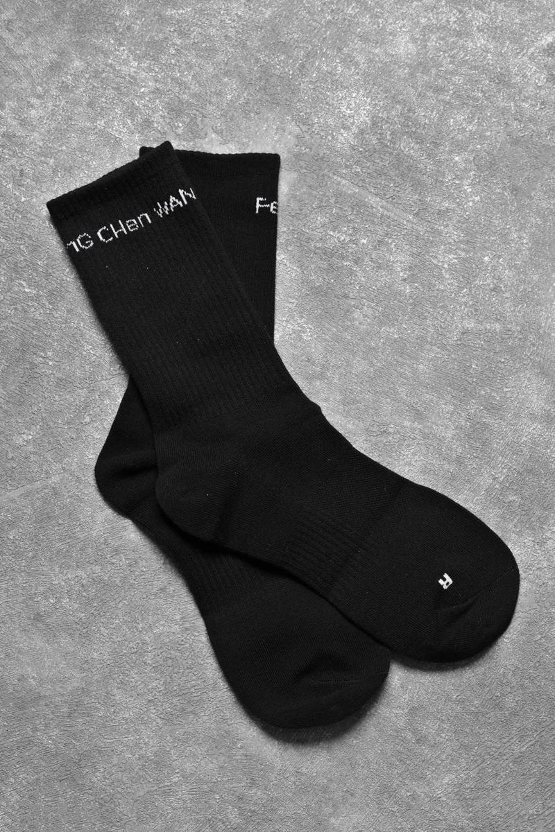 Feng Chen Wang LOGO SOCKS (BLACK)の商品ページ | フェン チェン ワンの公式通販 - LOOM OSAKA ...