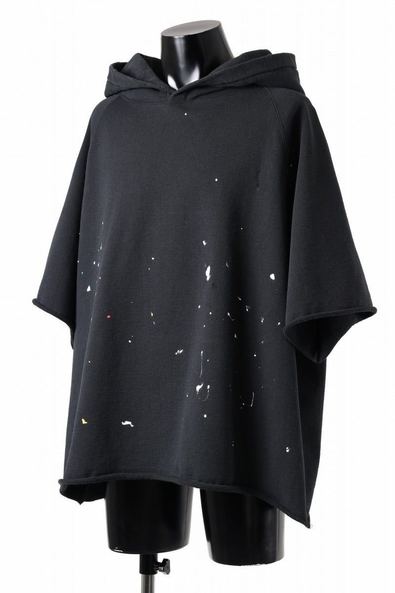 KATHARINE HAMNETT CUT OFF RAGLAN HOODIE / PENKI SPLASH (BLACK)の商品ページ ...