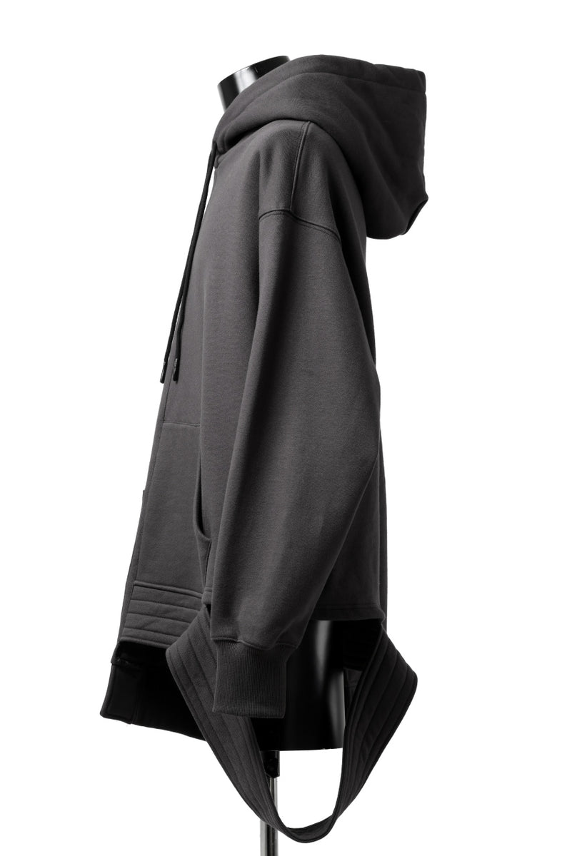 A.F ARTEFACT ASYMMETRY LOOP HEM SWEAT HOODIE (DARK GREY)の商品ページ | エーエフ ...