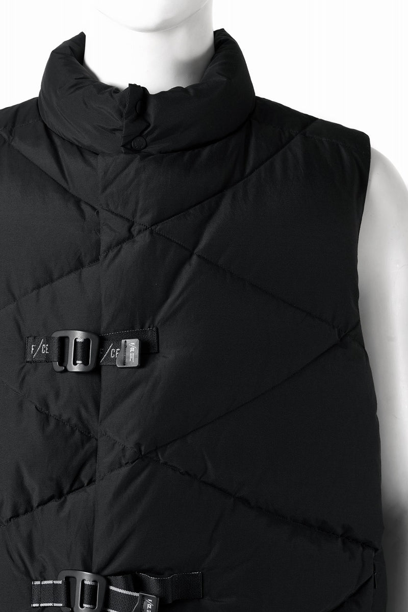 Shop Online - F/CE. DIA-STITCH DOWN VEST (BLACK) – LOOM OSAKA