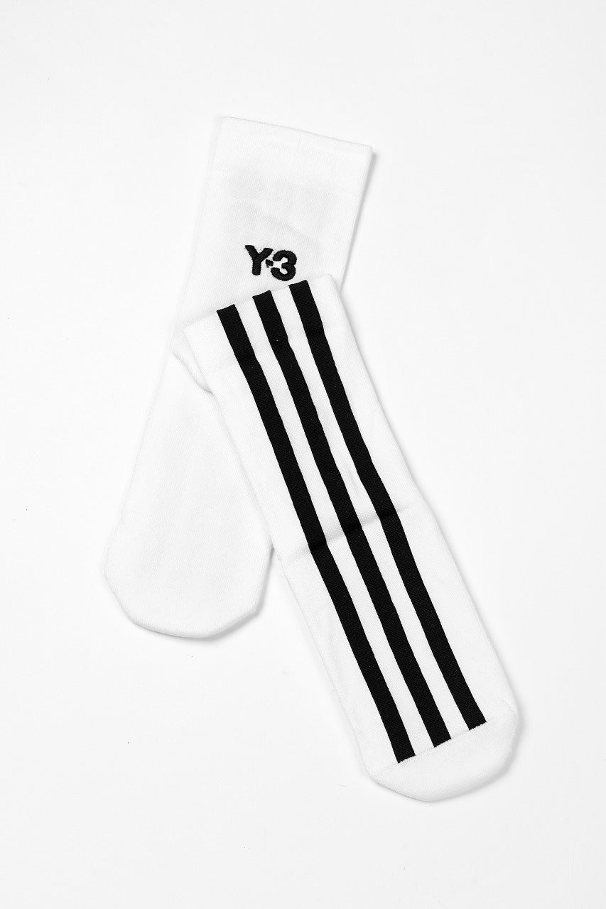 Y-3 Yohji Yamamoto STRIPES SOCKS (WHITE) – LOOM OSAKA