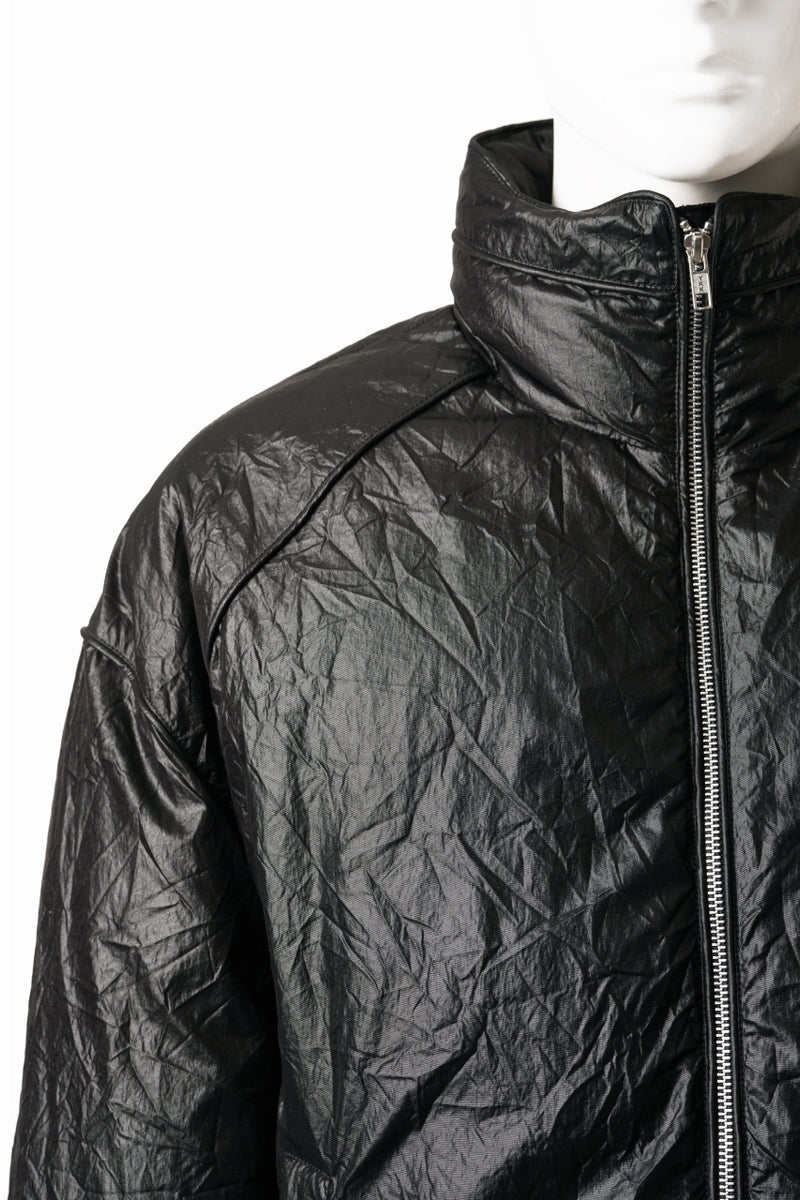 Juun.J Wrinkle Nylon Stand Collar Goose Down Jumper (BLACK)の商品ページ | ジュン ...