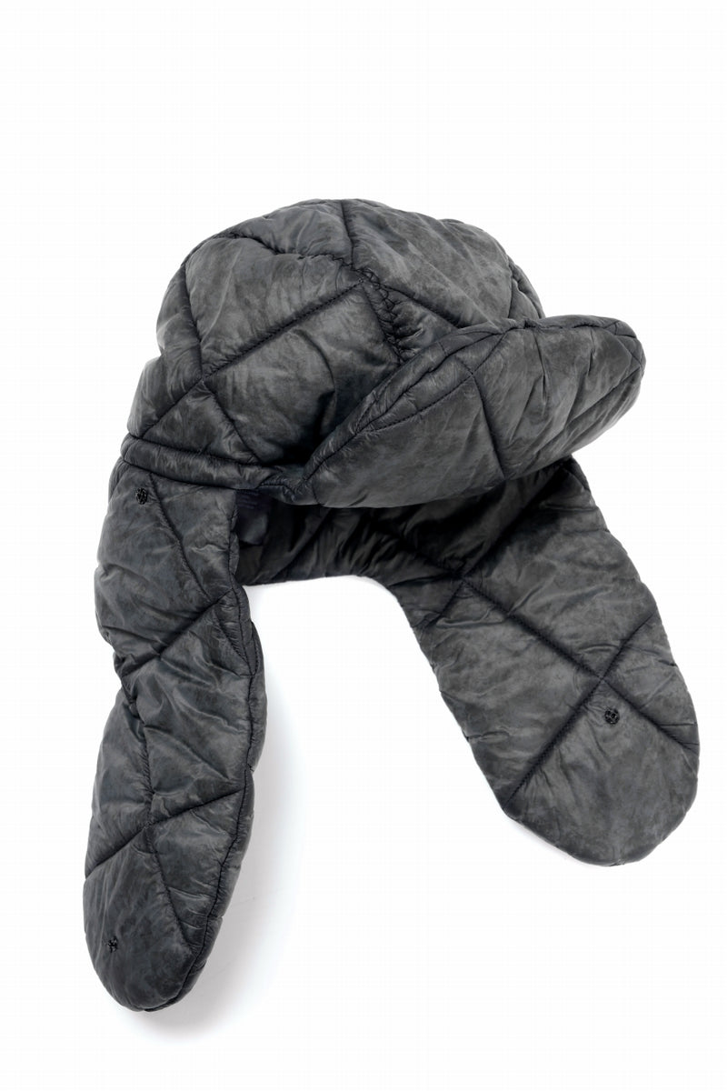 masnada QUILTED TRAPPER HAT / OVER STUFFED PAPER NYLON (LEGION)の商品ページ ...