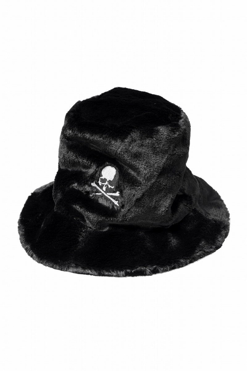 mastermind WORLD BUCKET HAT / FAUX FIR (BLACK)の商品ページ | マスターマインドの公式通販 ...