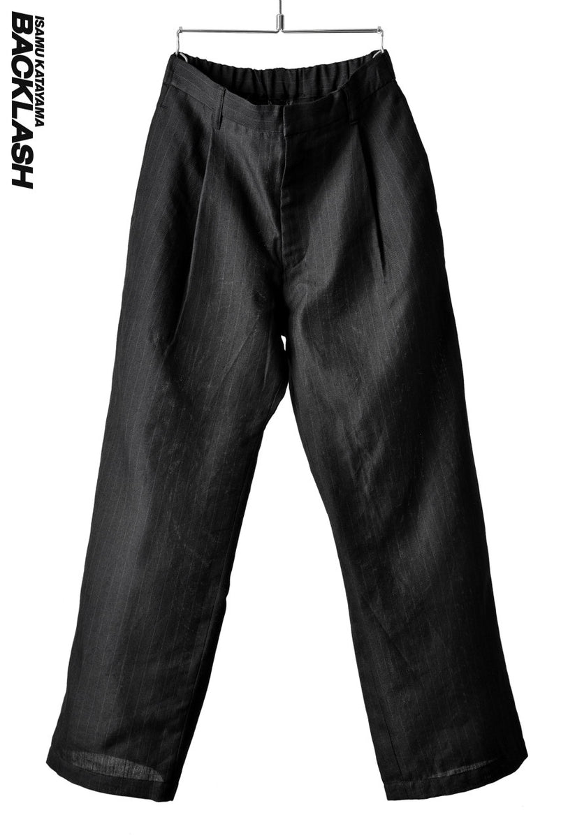 ISAMU KATAYAMA BACKLASH exclusive WIDE TROUSERS / JP-RAMIE (BLACK)の商品 ...