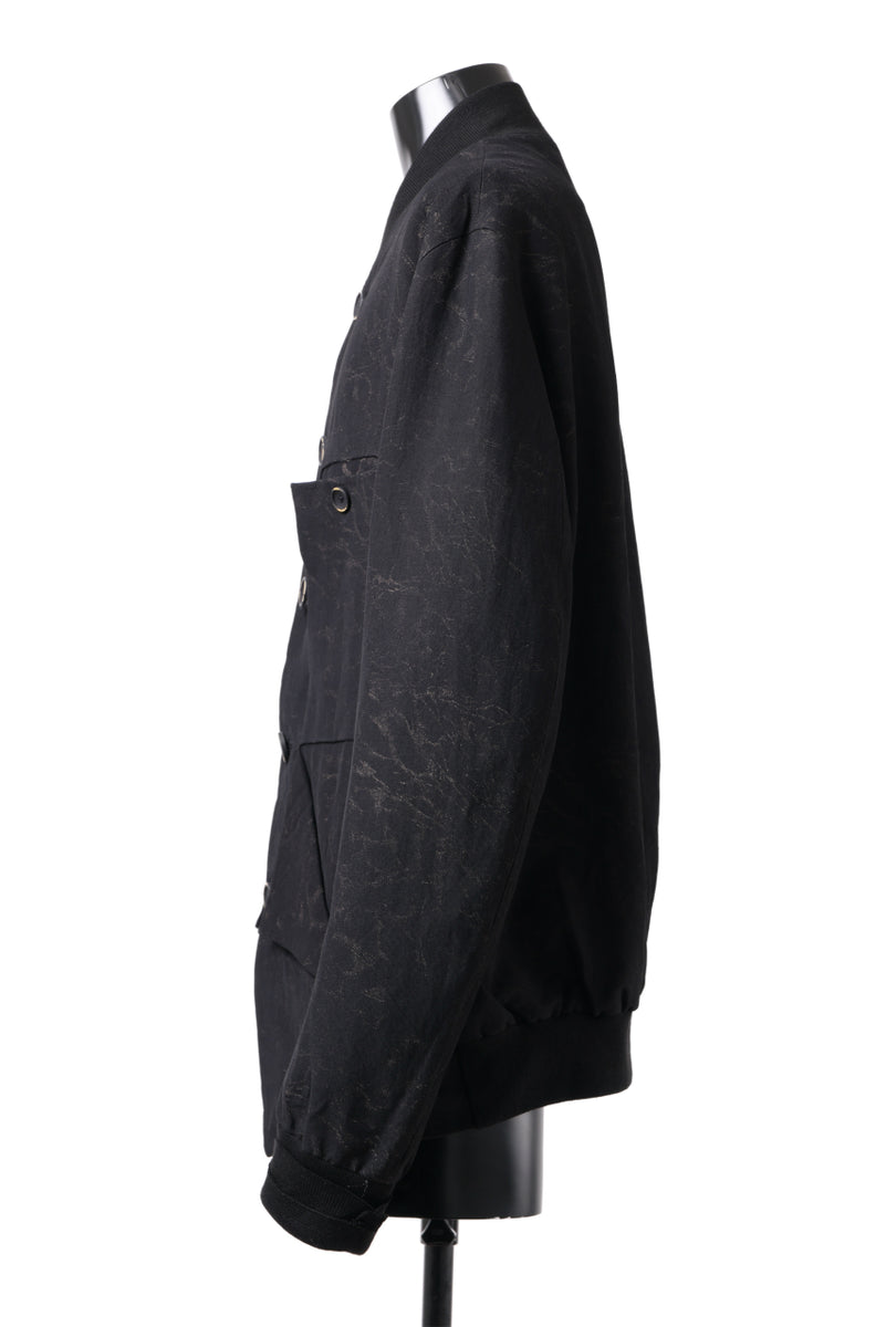 SOSNOVSKA CHAOTIC TURNDOWN JACKET (BLACK) – LOOM OSAKA