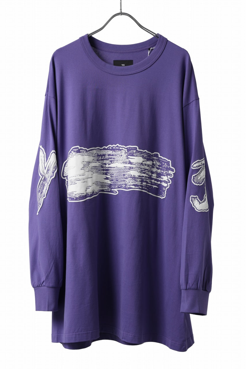 Y-3 Yohji Yamamoto GRAPHICS LONG SLEEVE TOP / SC JERSEY Y-3 Yohji Yamamoto GRAPHICS LONG SLEEVE TOP / SC JERSEY