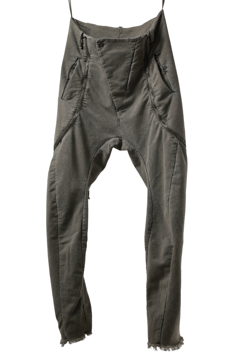 masnada ICONIC ZIP PANTS / STRETCH REPURPOSED COTTON (DUST) – LOOM OSAKA